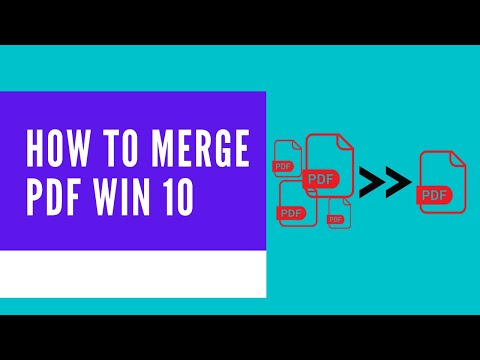 How to merge pdf in Windows 10 - Free Method