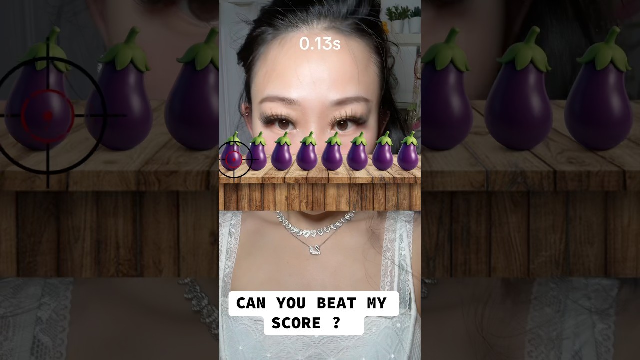 EGGPLANTS TARGET Game 🎯 🍆#shorts