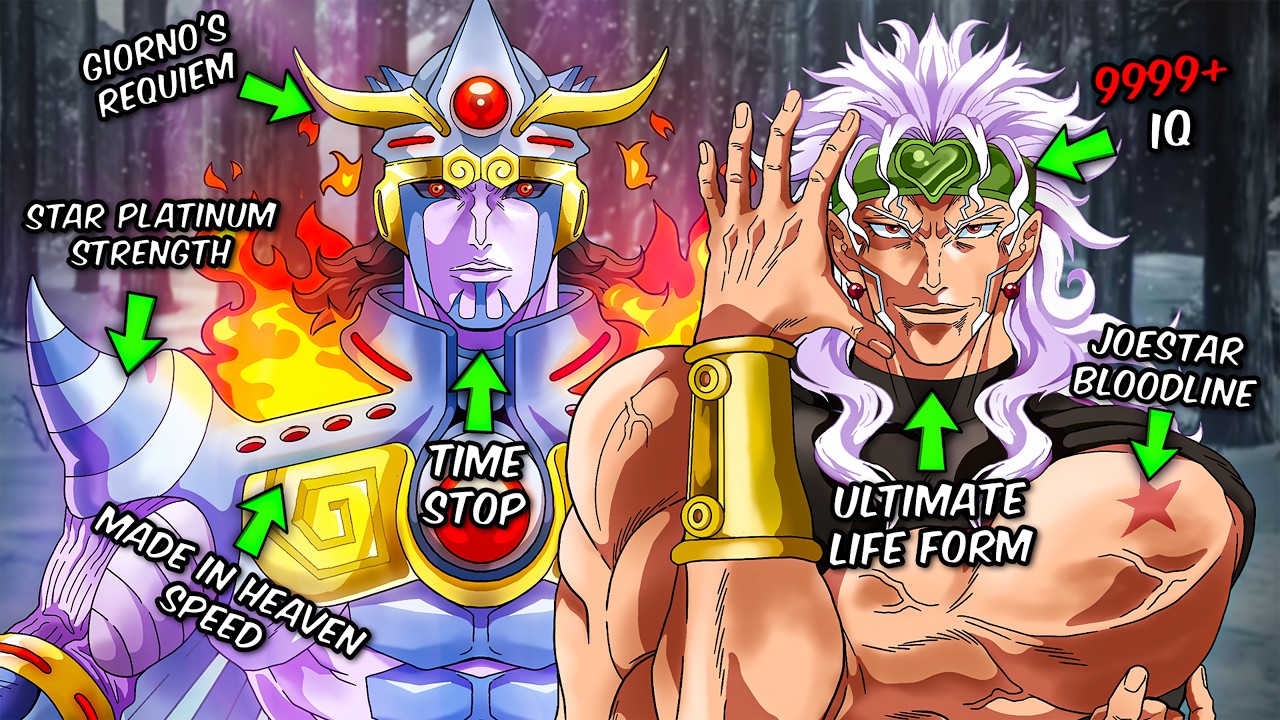 I created the STRONGEST CHARACTER in JoJo's Bizarre Adventure History 🔥