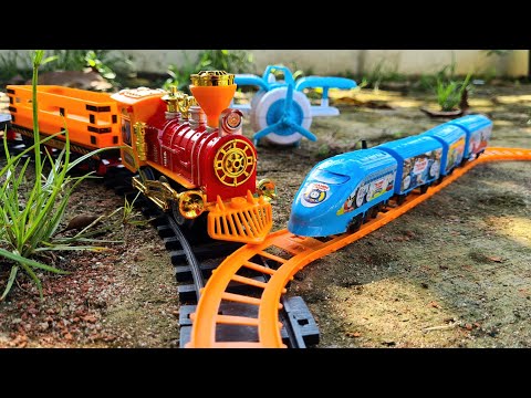 Unboxing dan Merakit Mainan Kereta Api Dinosaurus Train, Kereta Api Thamos & Friends