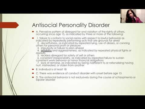 Conduct and Impulse Control Disorders