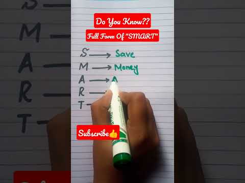 Full Form Of "SMART"😜|ShortVideo|ViralVideo|MathsTricks|BrainTest|IQTest|Mam Sumaira