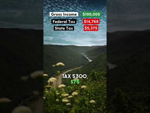 Living on a $100,000 Salary After Taxes in West Virginia #westvirginia #democrat #republican #viral