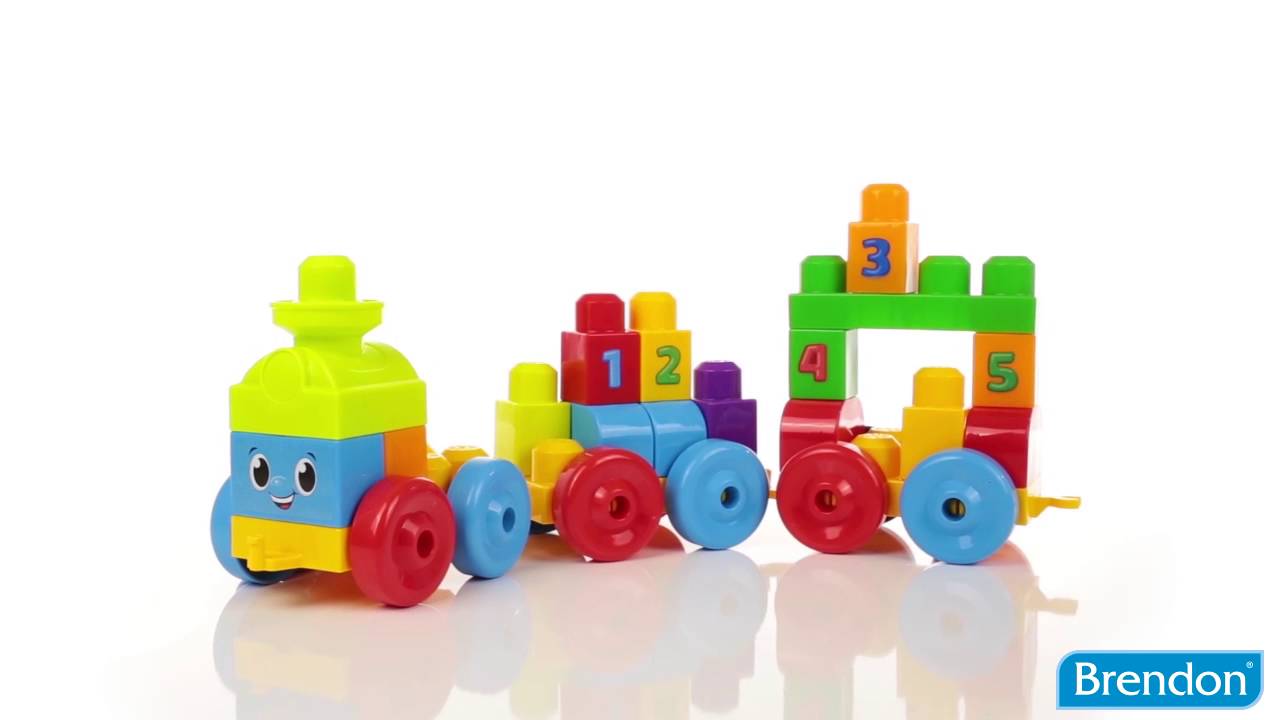 Mega Bloks First Builders 123 Learning Train stavebnica