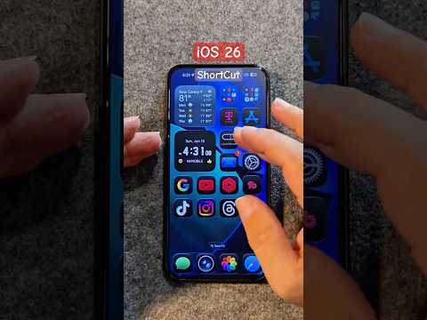 iOS 26 Liquid Glass⦠Must Use Shortcut!