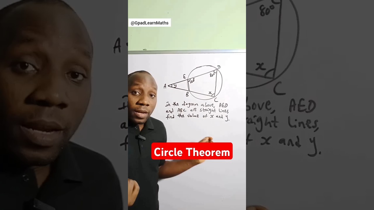 Solving a Problem Involving Circle Theorems. #circletheorem #circles #geometry #gpadlearnmaths