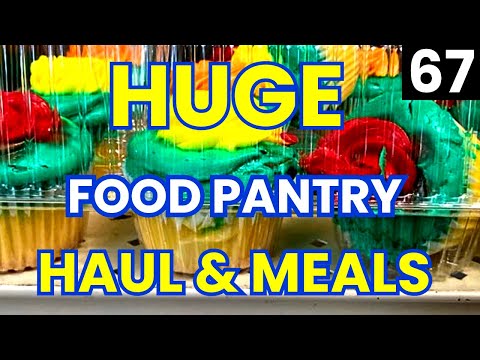 FRUGAL LIVING - Food Pantry Haul 2024 - Frugal Living Food Haul - FOOD BANK - Food Pantry Haul Video