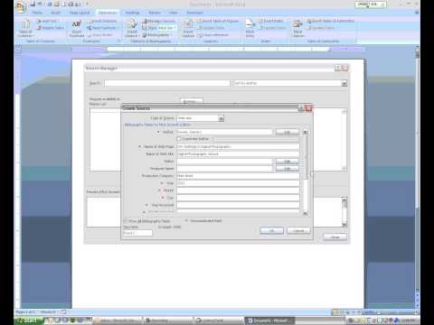 How to Create an MLA Works Cited Page in Word (includes in-text citation help)