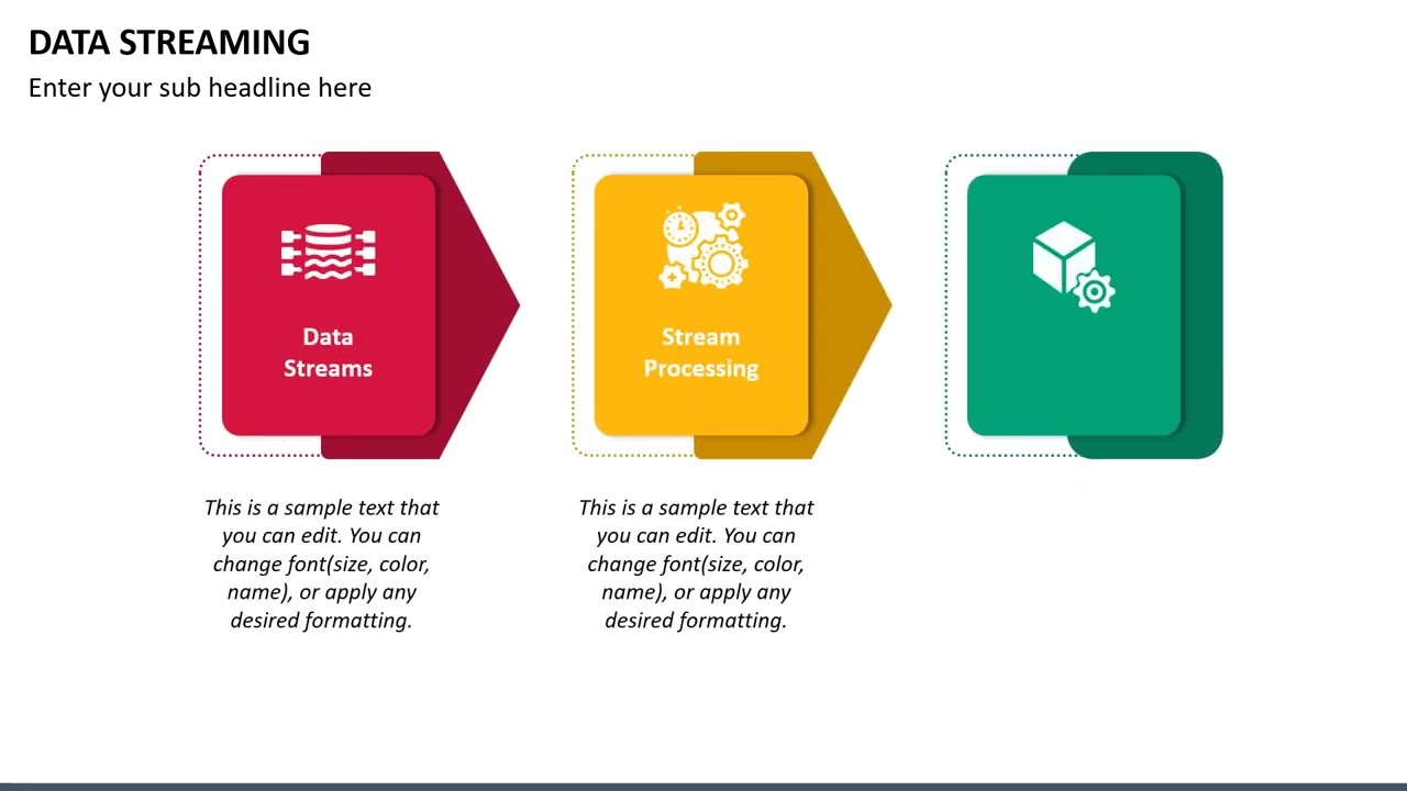 Data Streaming Animated PPT Template