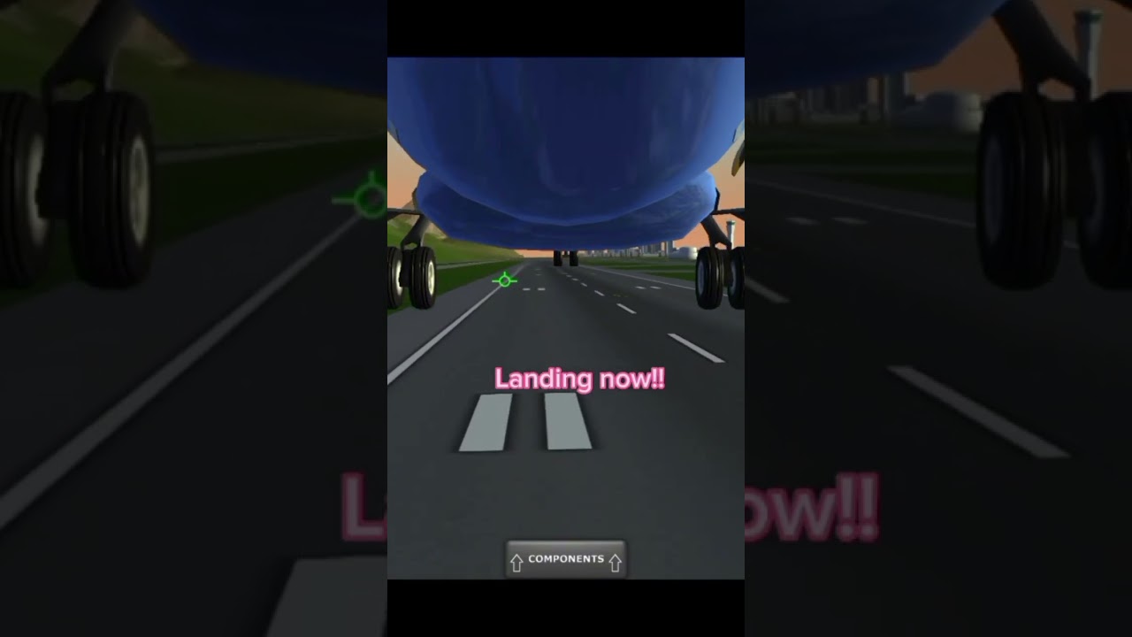 Hard Landing for plane RL-42 with strong a wind✅🤯💪🏻 #simpleplanes #a380 #planes #gameplay