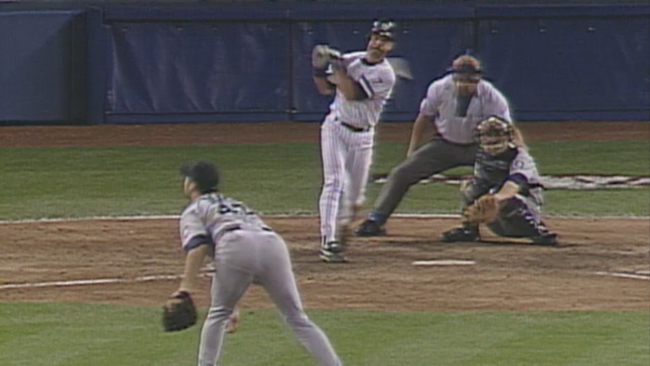 ABSOLUTE CHAOS! Don Mattingly with the BIGGEST home run of his CAREER! (1995 ALDS Game 2)