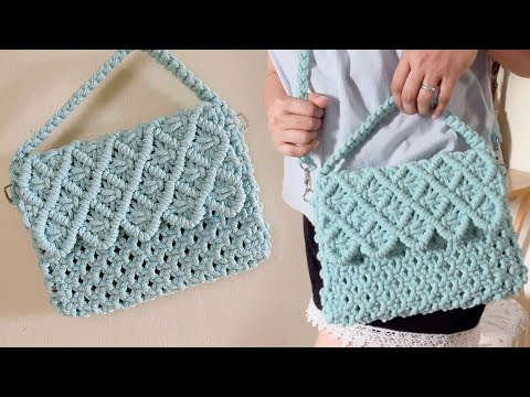 DIY How to make Macramé Bag TUTORIAL