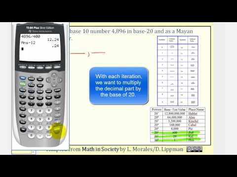 The Mayan Number System: Writing Base 10 Numbers as Mayan Number (base ...