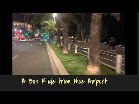 From Nice Airport to the City Centre by Bus