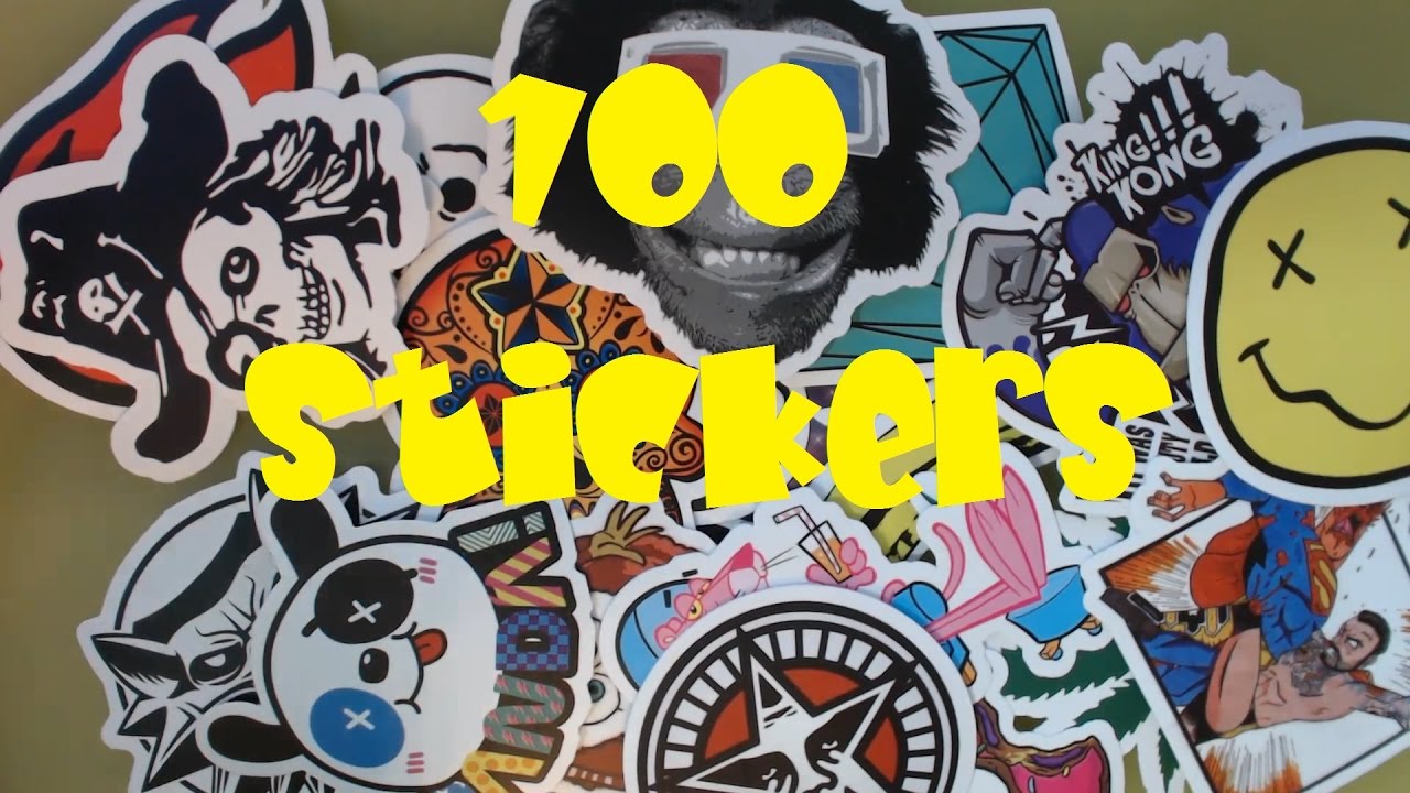 100 Random Stickers Unboxing!