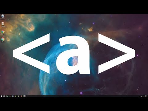 Basic HTML - Adding hyperlinks to your webpage with the A tag