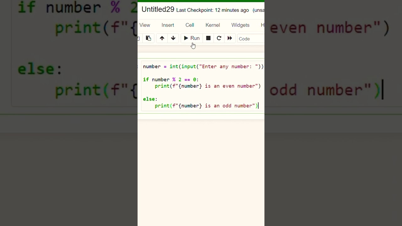Even and Odd Numbers With Python