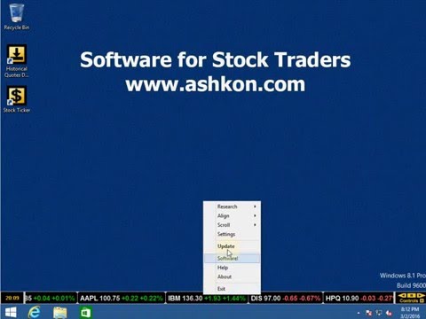 Stock Ticker Software for your Desktop