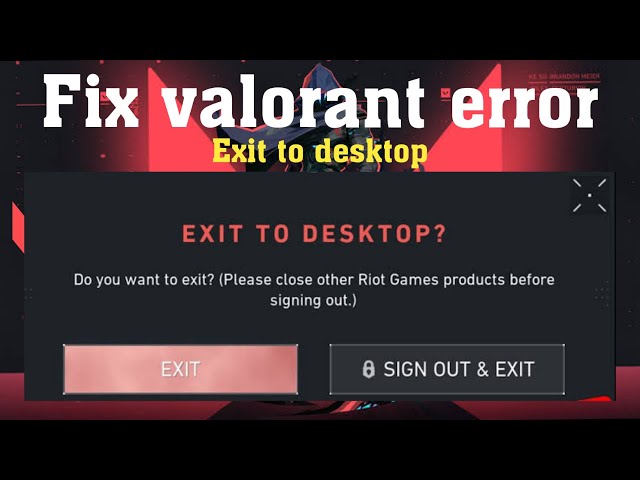How to sign out of Valorant in 2023