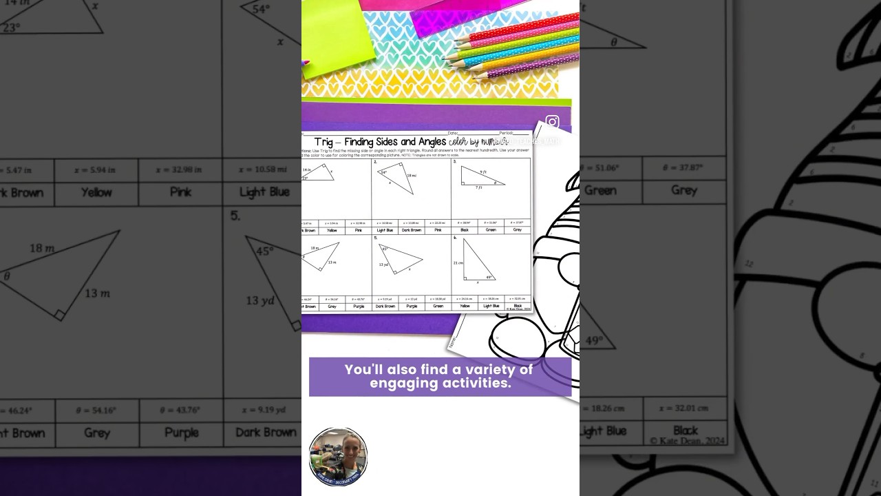 Trig Activity Bundle | Perfect for your #geometry, #precalculus class! #mathteacher #highschoolmath