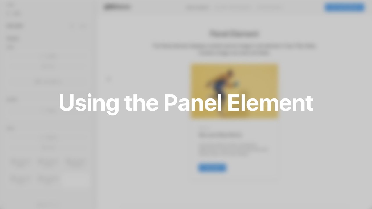 Using the Panel Element | YOOtheme Documentation