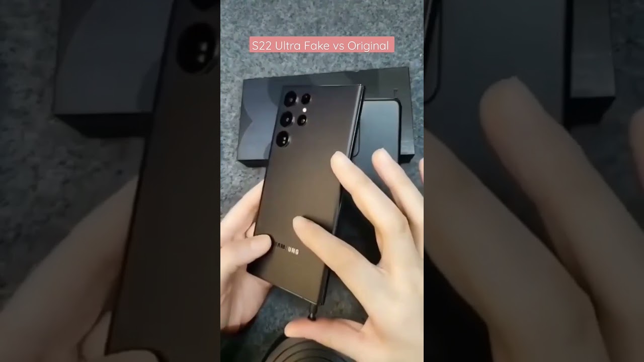 SUMSUNG S22 ULTRA FAKE VS ORIGINAL// #trending #viral #youtubeshorts