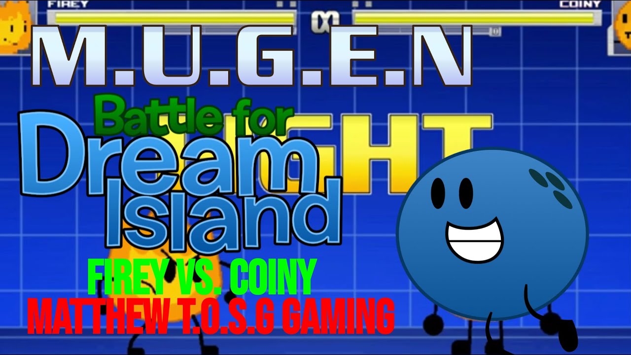 M.U.G.E.N: Firey VS. Coiny (BFDI) - Matthew T.O.S.G Gaming #bfdi #objectshow