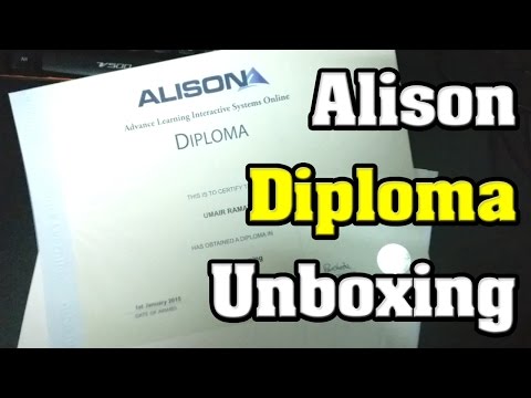 📦 Got Parcel from Alison - Diploma in C Programing & Diploma in Web Business & Marketing🦅