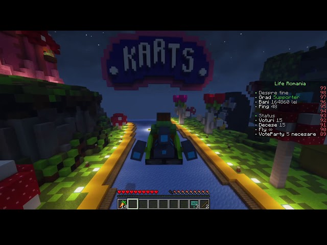 Karting race track Minecraft Map