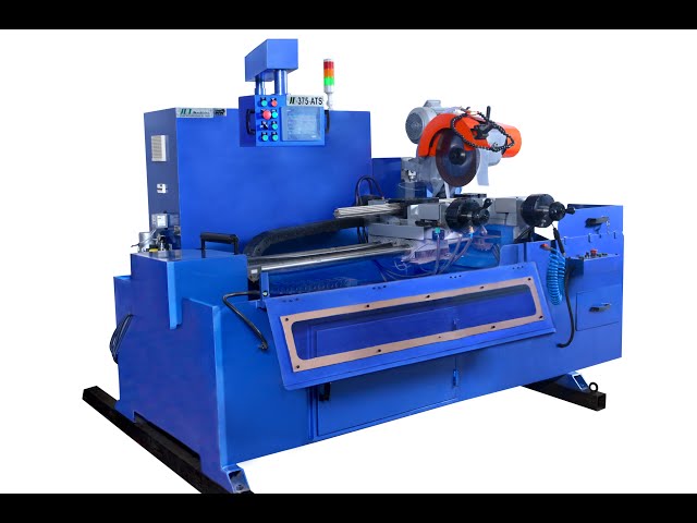Pipe Cutting Machine - JE 375 Slant Head Hydraulic Semi Automatic Pipe ...