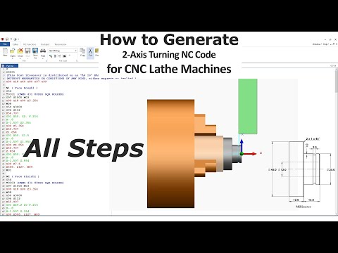 How to Generate 2-Axis Turning NC Code for CNC Lathe Machines