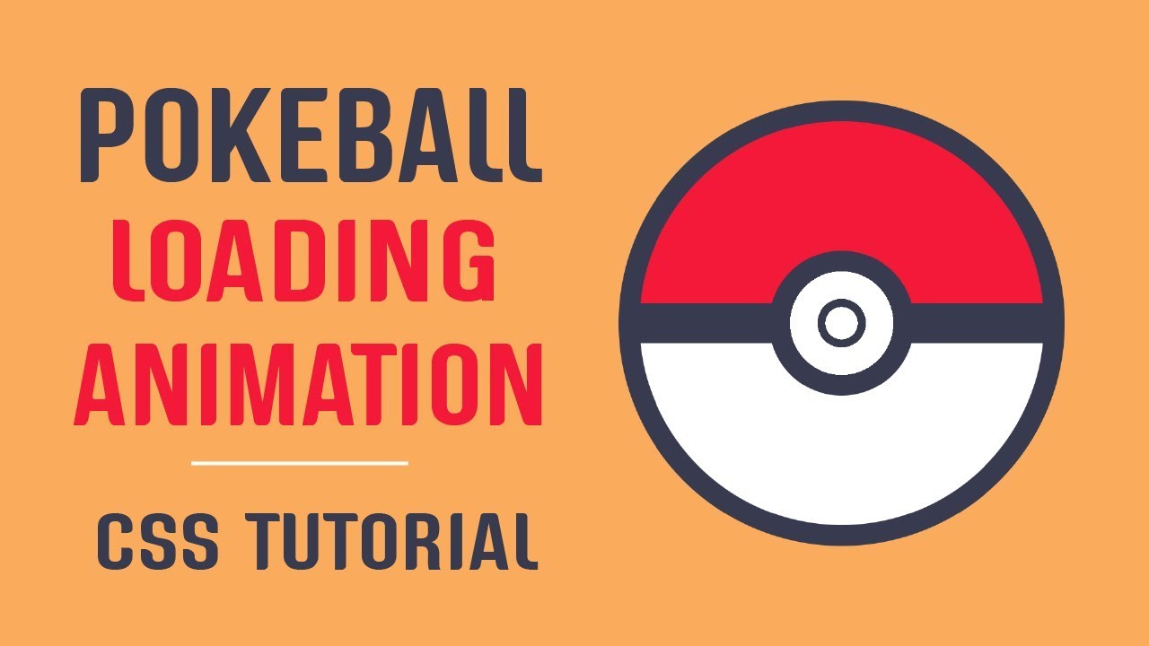 Pokeball Loading Animation CSS | Single Element Loader CSS | CSS Loaders | CSS Tutorials