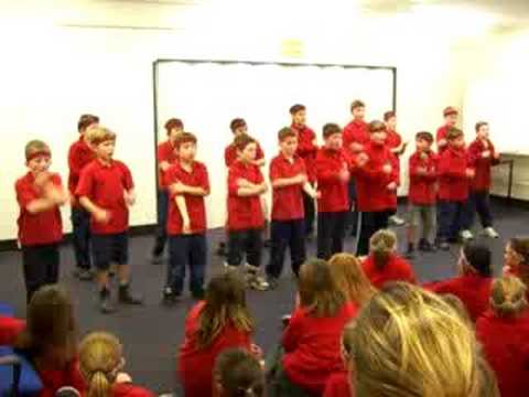 Silverstream (South) Primary School Kapa Haka group performing in ...