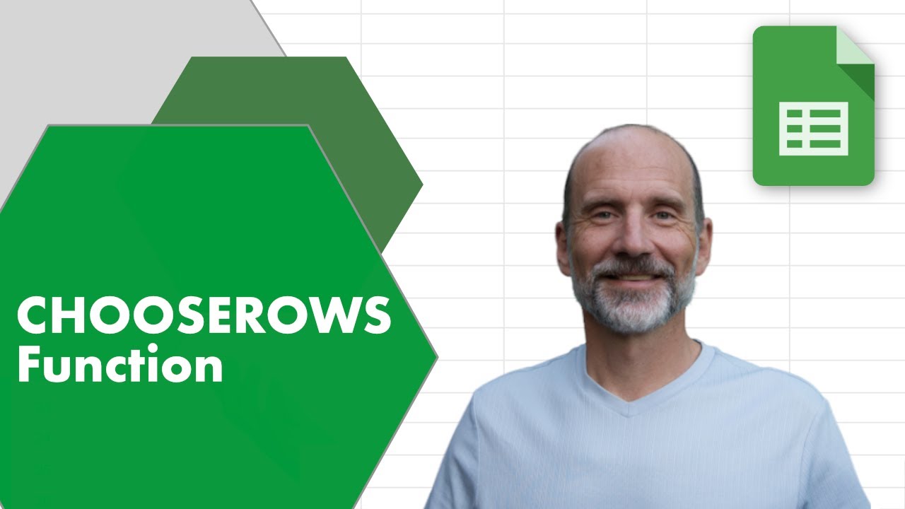 Learn How to Use the CHOOSEROWS Function in Google Sheets