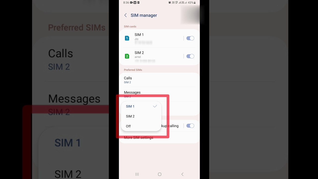 Mobile Data ko SIM 1 se SIM 2 me kaise change kare || how to change mobile data SIM 1 to SIM 2 ||