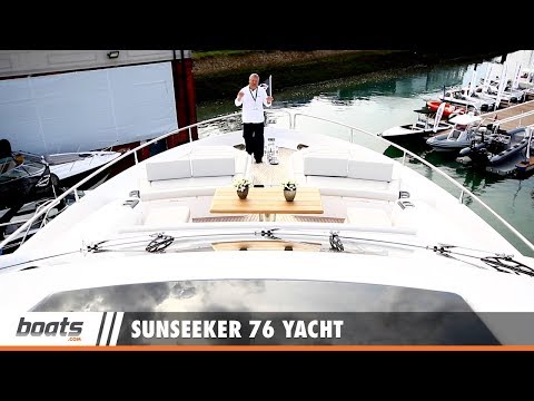 Sunseeker 76 Yacht: First Look Video Sponsored by Close Brothers