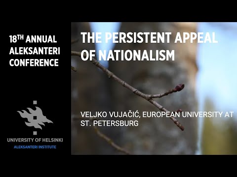 Aleksanteri Conference 2018 Keynote: Veljko Vujačić