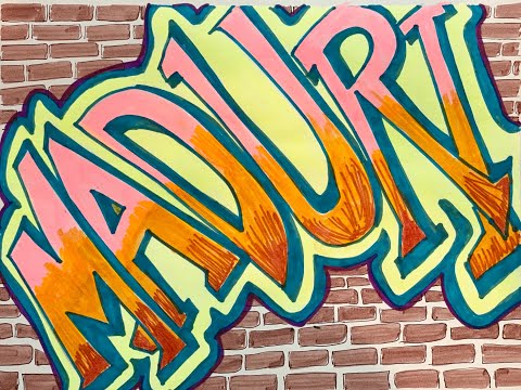 Graffiti Art name for elementary school class