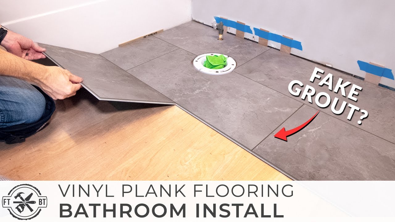 How to Install Vinyl Plank Tiles in a Bathroom 🚽