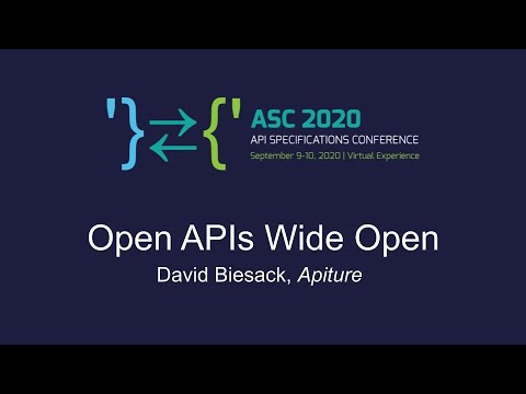Open APIs Wide Open