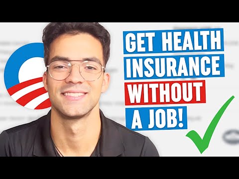 How do I get health insurance without a job?