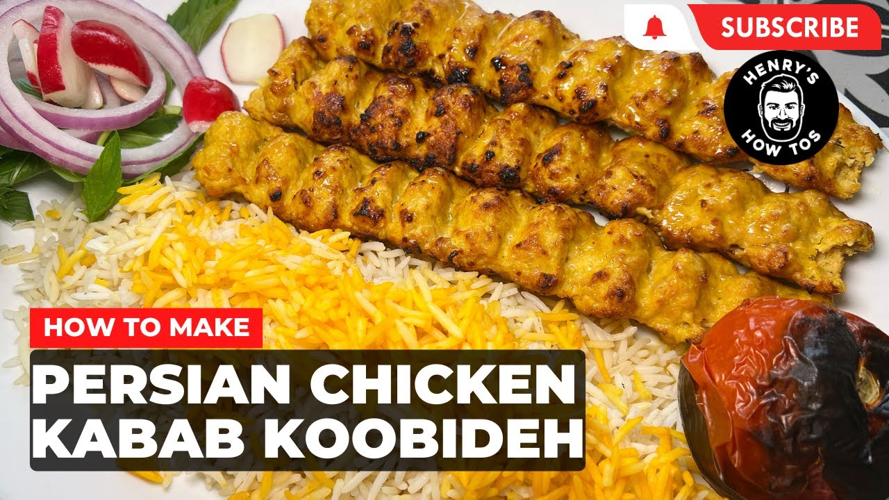 How To Make Persian Chicken Kabab Koobideh | Ep 586