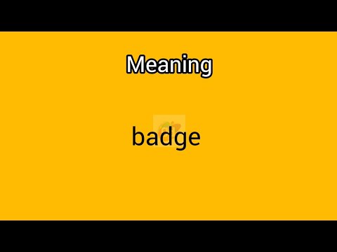 #badge meaning in English & Telugu || Googul Dictionary #dictionary #meanings #telugu #english