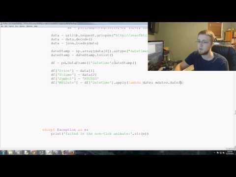 Learn Pulling from Sea of BTC API Tkinter tutorial Python 3 4 part 24 - Mind Luster