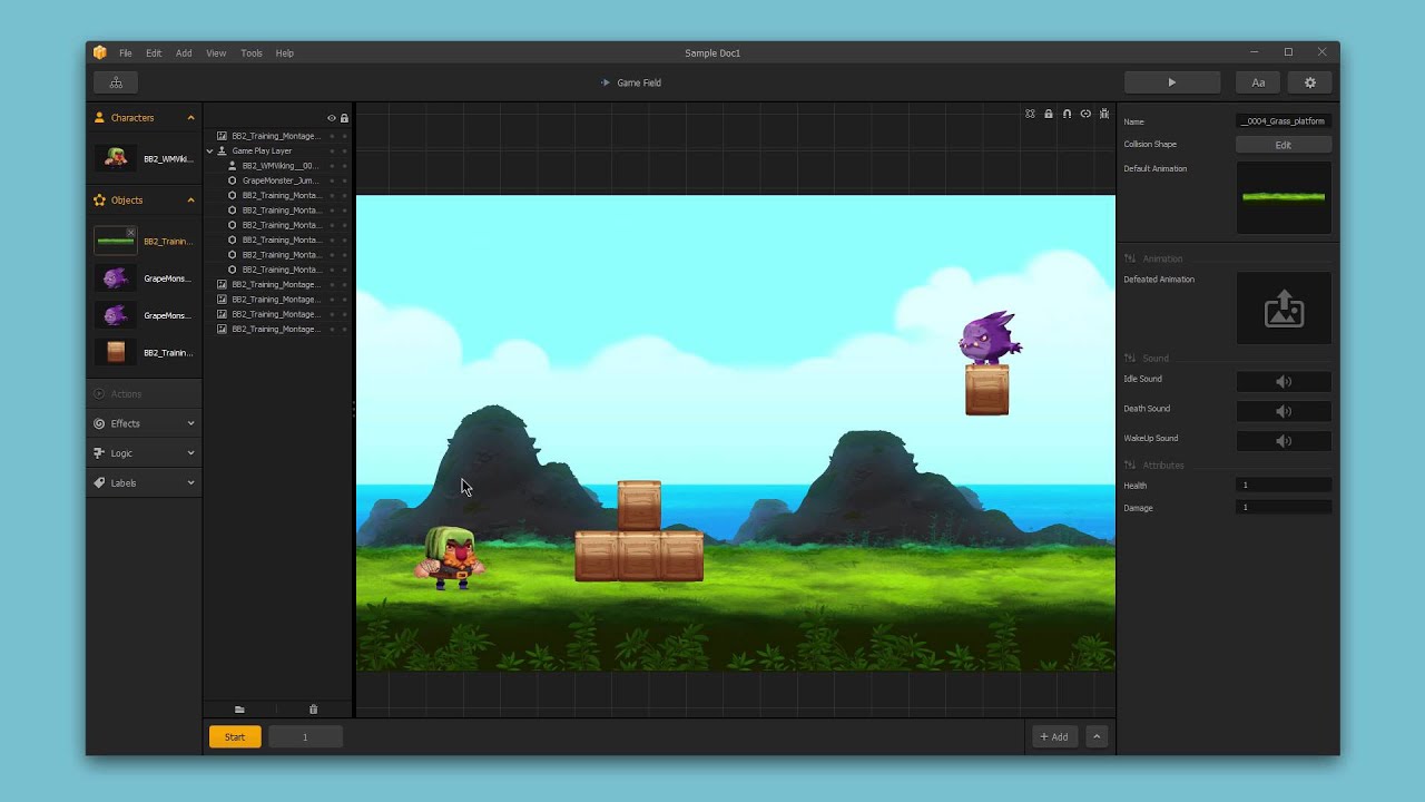 User Interface  - Buildbox 2 Tutorial
