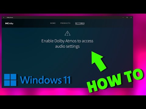 How To Enable Dolby Atmos On Windows 11