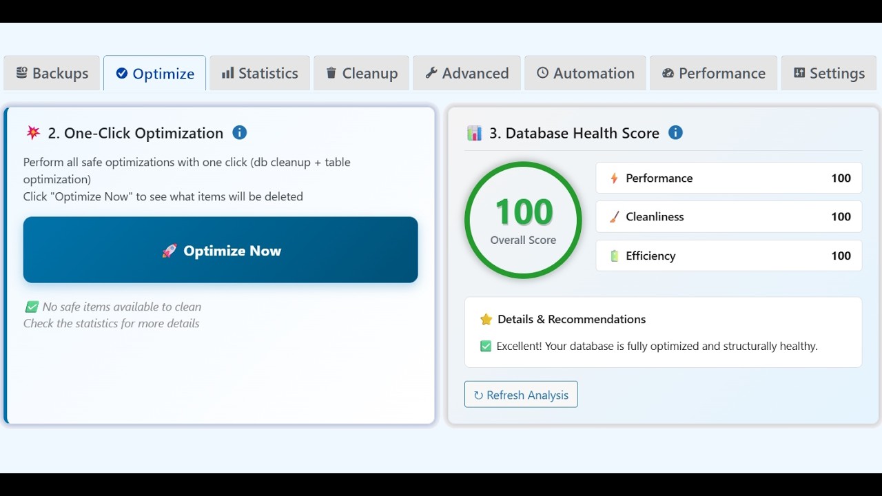 WP Optimal State – WordPress Cleaner, Optimizer, Caching Engine, Backup Manager & Security Enhancer