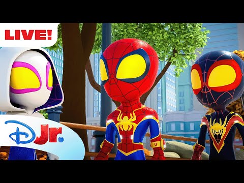 🔴 LIVE! Marvel's Spidey and His Amazing Friends w/ NEW Pirate Adventures! 🏴☠️ | @disneyjr