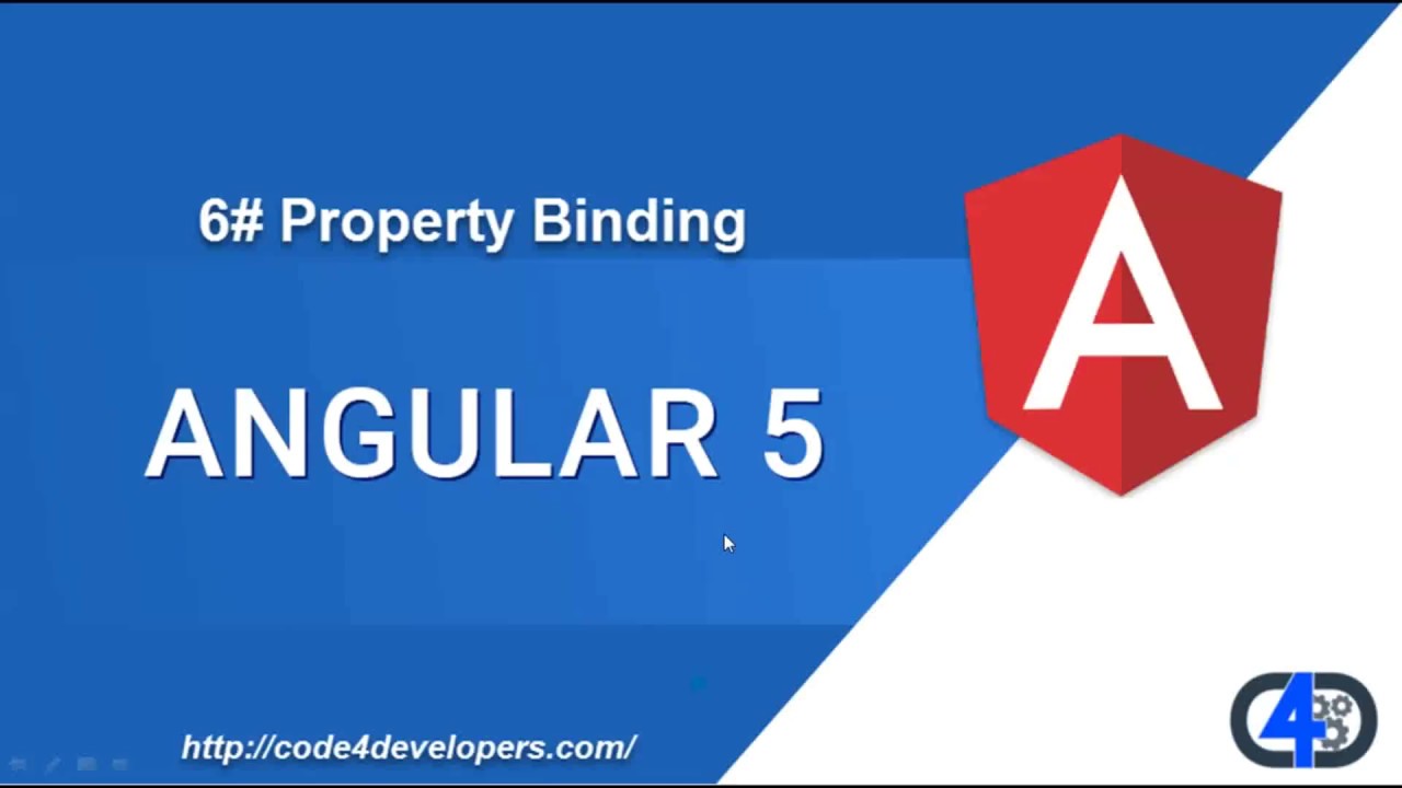 Angular 5 Tutorial  6#.  Property Binding