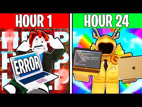 I Spent 24 HOURS Learning Scripting In Roblox